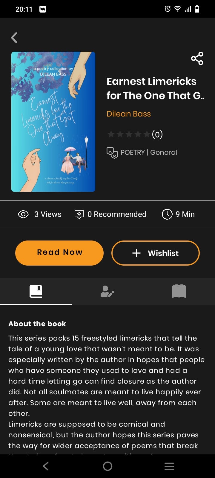 On the Pencil App “Earnest Limericks for the One that Got Away” — My ...