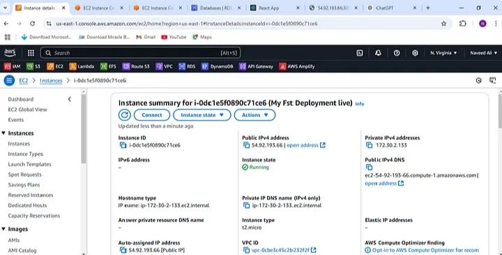 I deployed my first project on AWS using EC2 instances for the app and an RDS database with ...