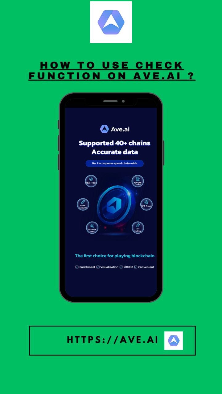 HOW TO USE CHECK FUNCTION ON AVE.AI ? | by Maxime Adjignon | Medium