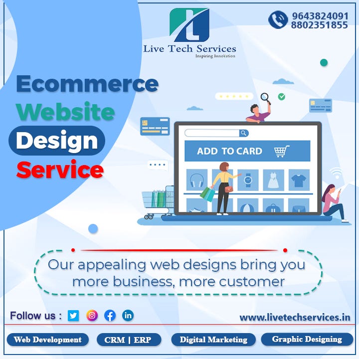 “Upgrade your online presence with our top-notch e-commerce website design and development ...