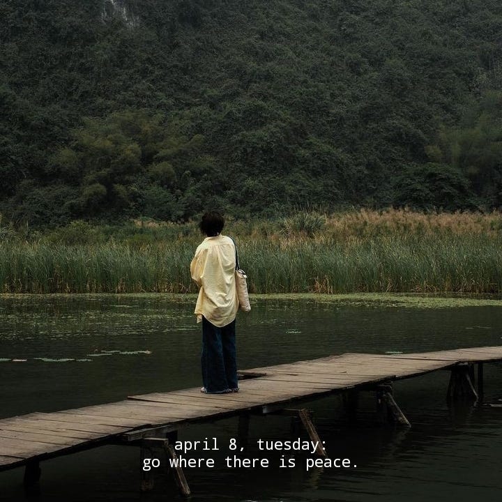 Go Where There is Peace. “Maybe you should learn to be alone.” —… | by ...