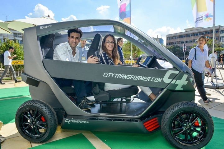 City Transformer — The First Electric Foldable Car in the World Coming ...