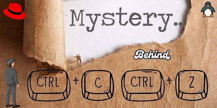 Find the command working behind the ctrl+c and ctrl+z interrupt signals. | by Saloni Singh | May ...