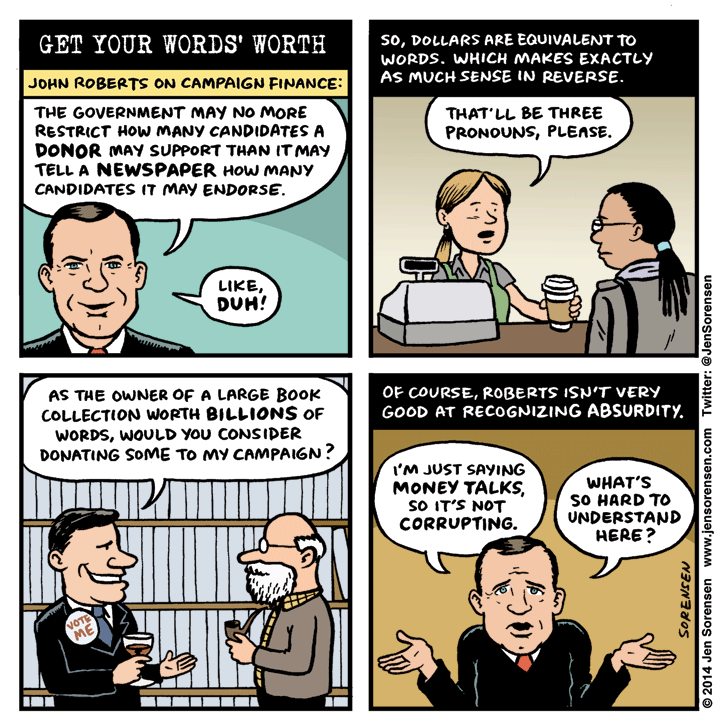 Get Your Words’ Worth with John Roberts | by Jen Sorensen | The Nib ...