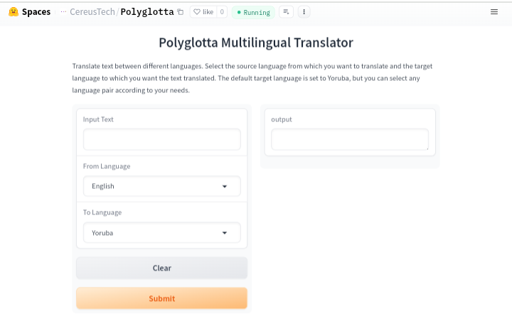 Polyglotta — A multilingual translator | by Olagunju Afeez | Medium