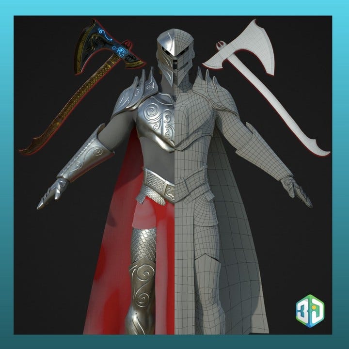 AI-Generated Game Assets | 3D Assets For Games - 3DAiLY - Medium