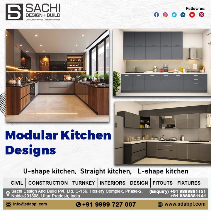 Upgrade your modular kitchen with Sachi Design And Build. Expertly ...