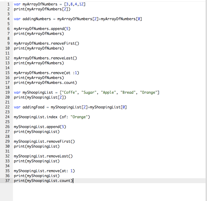 Arrays activity. Ana Paola Sustaita & Ana Paula Martinez | by Ana Paula Martínez Vega | Medium