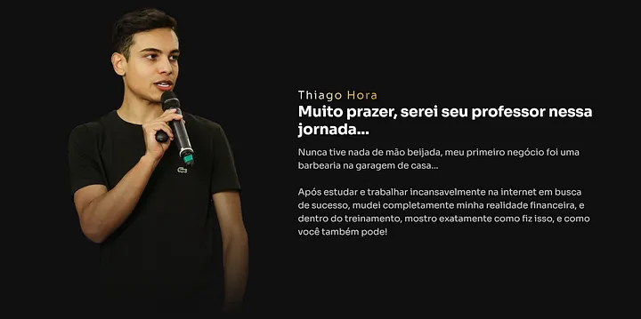 Sua Renda em Casa de Thiago Hora: A Jornada Rumo ao Sucesso no ...