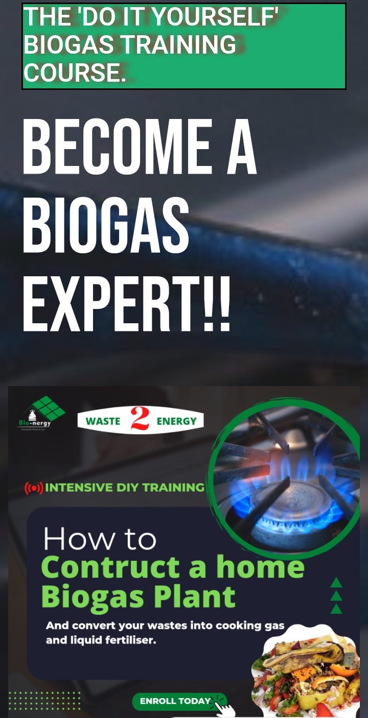 How to generate cooking gas from waste - peter Isola - Medium