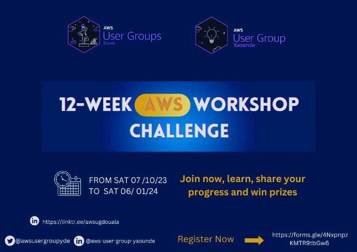 12 Weeks AWS Workshop Challenge. Week One: Introduction | by Ntombizakhona Mabaso | Medium