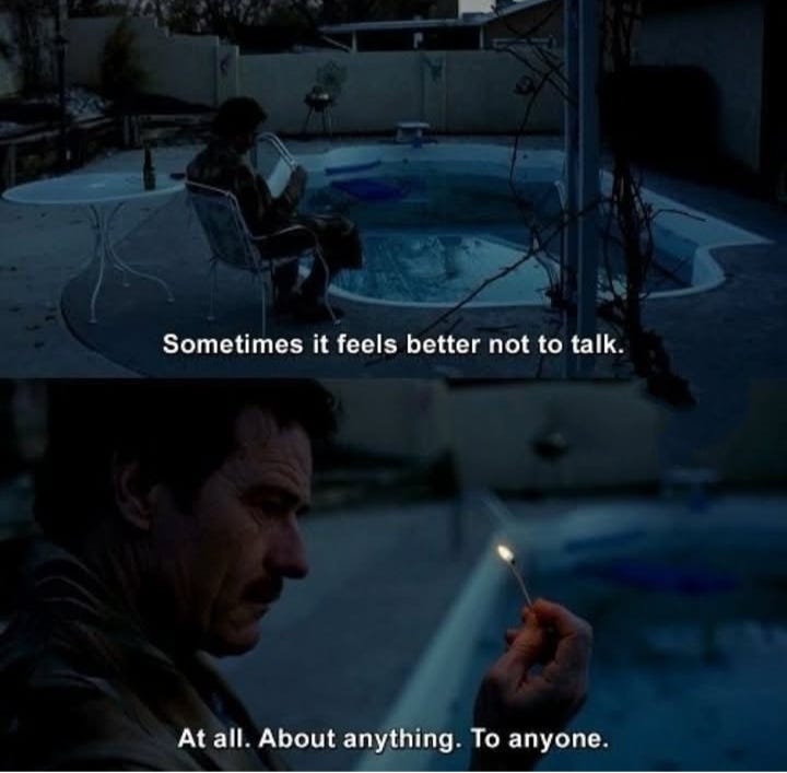Sometimes It Feels Better Not to Talk | by Samrah | Medium