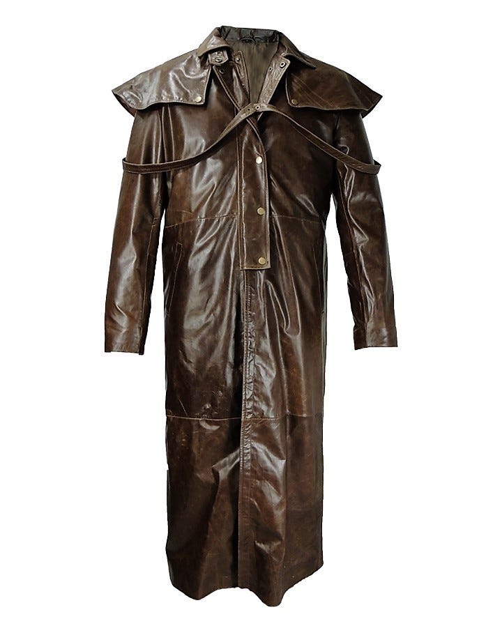 Brown Leather Duster. Made from 100% genuine cowhide… | by anna chinn ...