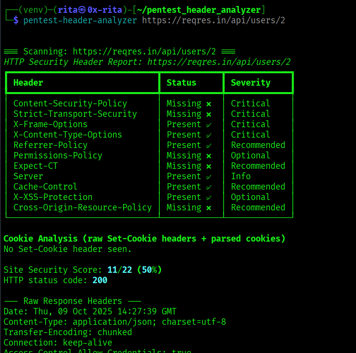 Pentest Header Analyzer (A Demo). Overview : A reconnaissance tool for ...