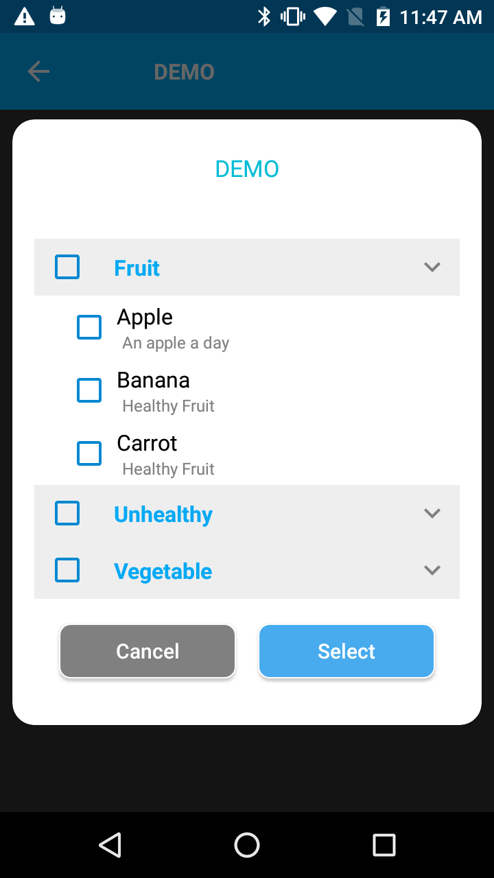 Custom Expandable RecyclerView with Select/Unselect all group option in Kotlin | by Sumeet Kumar ...