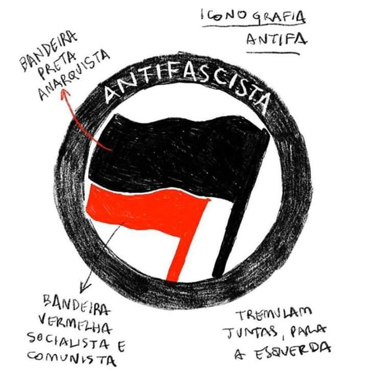Um pouco sobre a(s) bandeira(s) antifascista(s), a ideia capitalista do ...