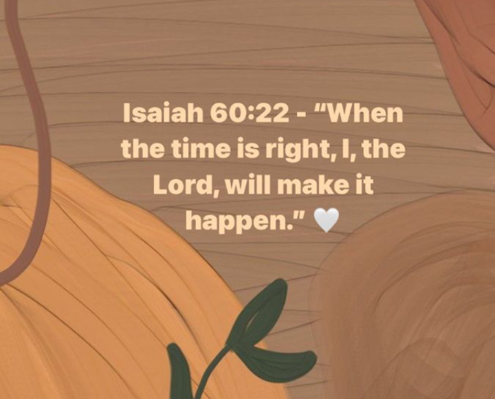 The Bible Verse When The Time Is Right I The Lord Will Make It The Bible Verse When The Time Is Right I The Lord Will Make It