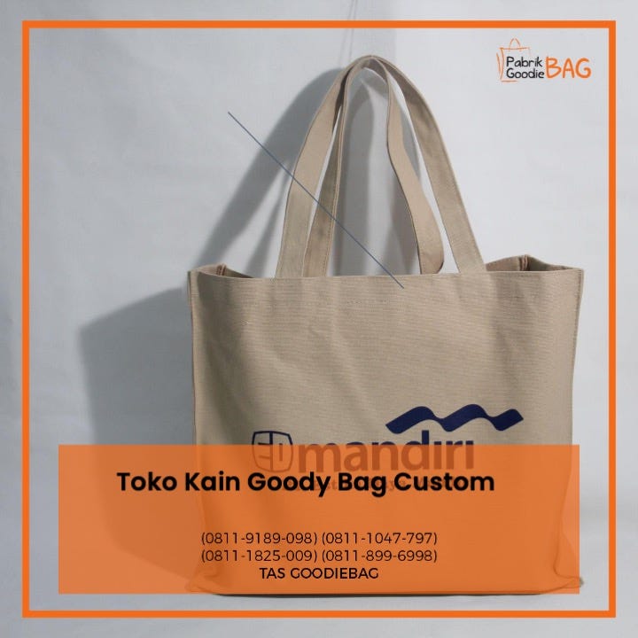 Toko Kain Goodybag Custom - Produsen Spunbond Polos - Medium