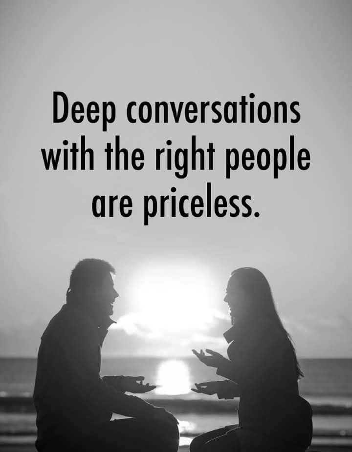 Deep Conversations with the Right People Are Priceless | by Lucy Unique ...