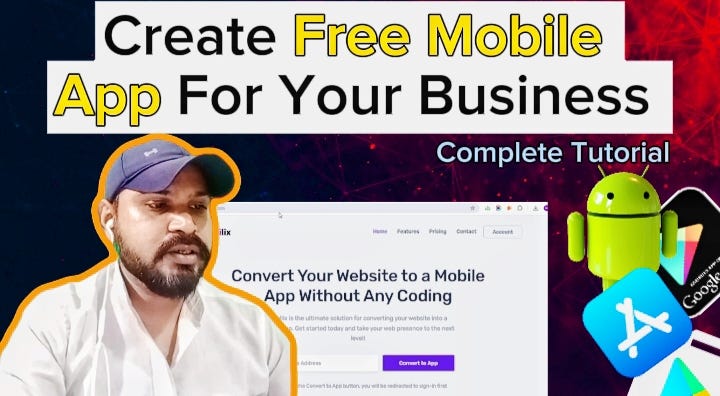 How to Create a Free Mobile App for Your Business: No Coding Required ...