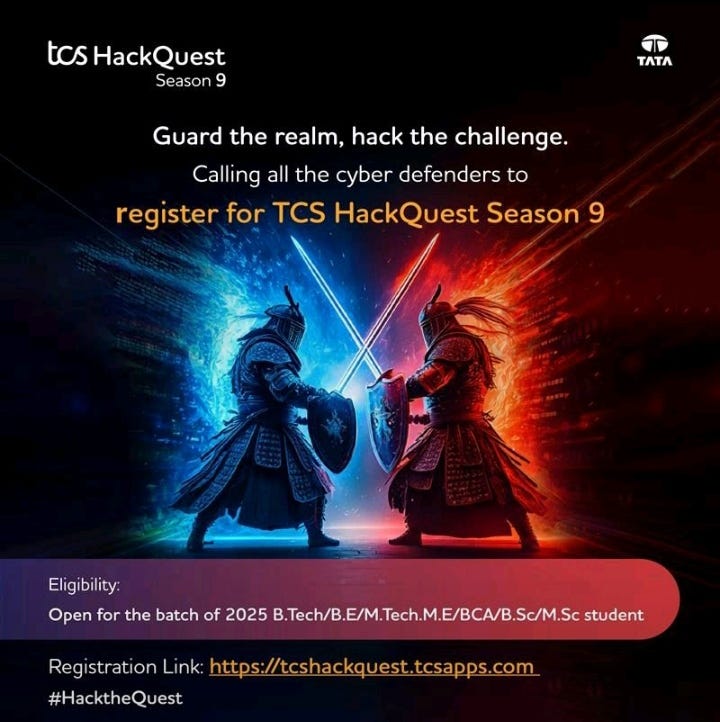 TCS HackQuest Season 9 Round 1 Write-up | Walkthrough | Experience | Medium