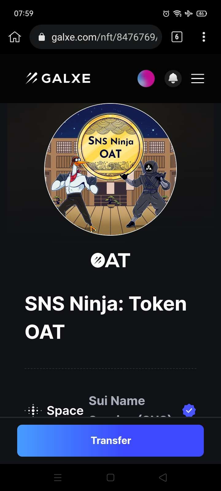 I claim oat on sui name service it’s use full on Mainnet so why r u not coiam go SNS.domain Mint ...