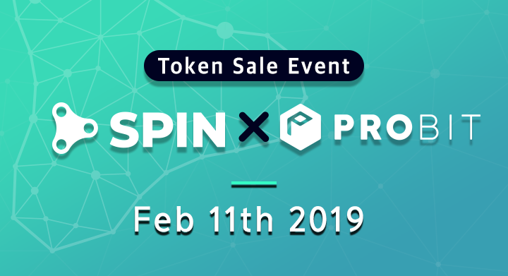 SPIN Token Sale with Probit Exchange on Feb 11th | by SPIN Protocol ...