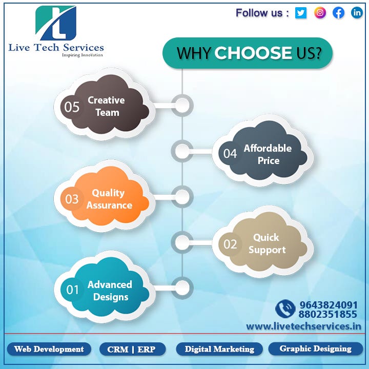 WHY CHOOSE US? - Live Tech Services - Medium