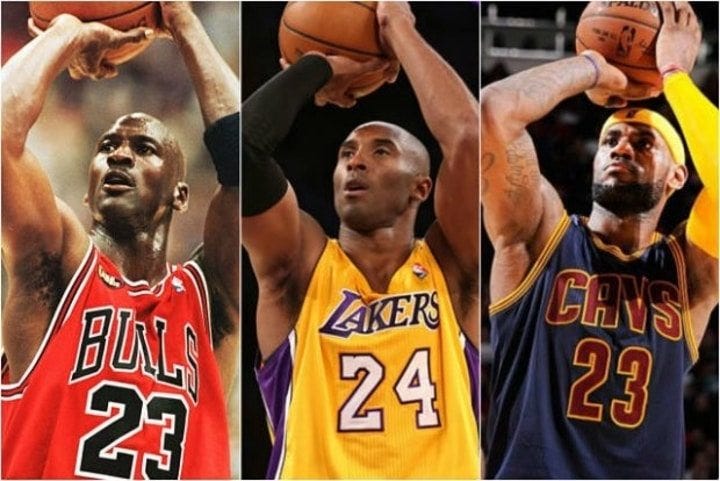MJ vs Kobe vs LBJ 誰是NBA的G.O.A.T.？ | by Sendoh Bun | 仙道彬手記 | Medium