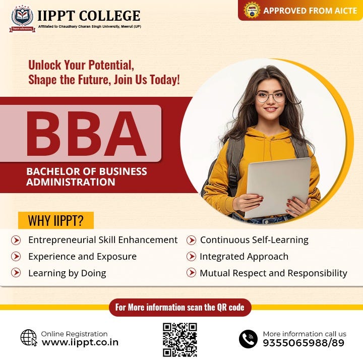 Kickstart your career with a BBA degree from IIPPT College. Experience world-class education ...