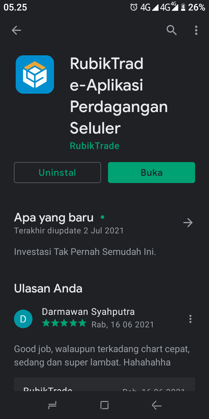 RUBIK TRADE is very simple and elegant performance. Actually, I like ...