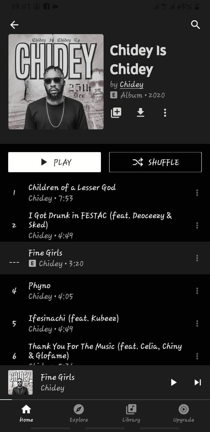 Quick Track by Track review of Chidey is Chidey EP By Adigun Temitope ...