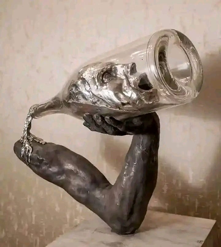 IT’S JUST A LIQUID. It’s just a liquid, An innocent spirit, A colorful ...
