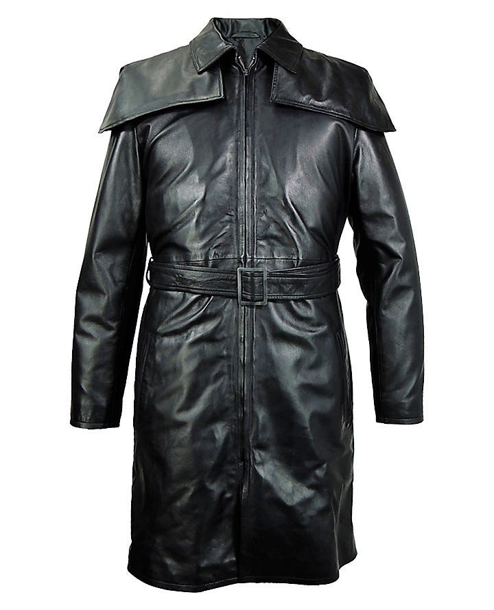 Black Leather Duster. Buy mens black leather duster coat… | by Kathy S ...