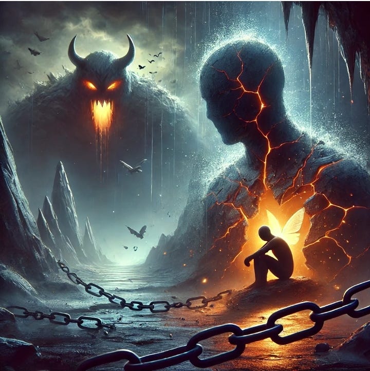 There’s a shadow within, creeping slow, A coldness where warmth used to ...
