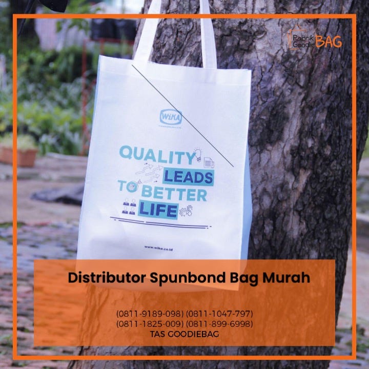 Distributor Spunbond Bag Murah - Distributor Tas Spunbond Murah - Medium