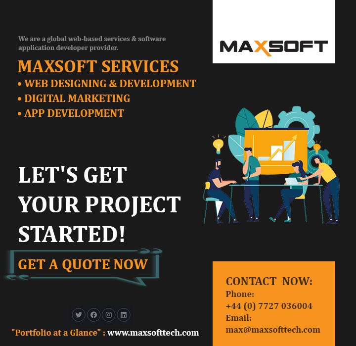 MaXsoft Services | Web Designing & Development | Digital Marketing | App Development - Official ...