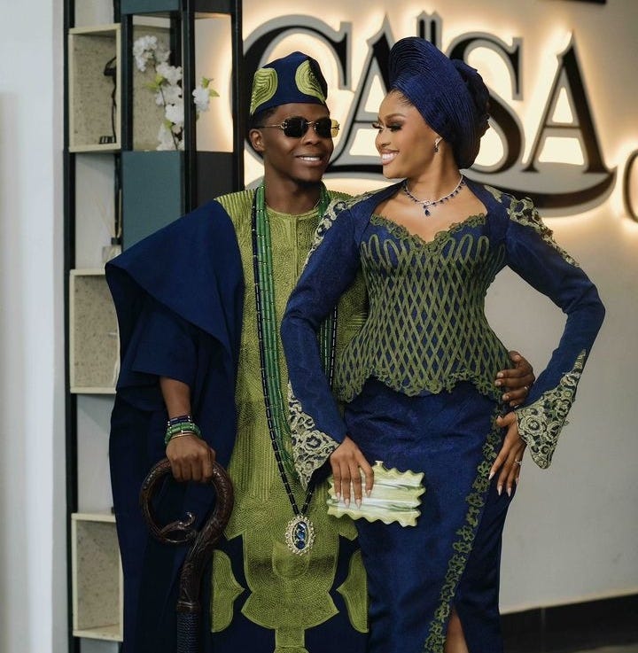 TWINNING IN TRADITION: Nigerian Couples Rocking Matching Outfits For ...