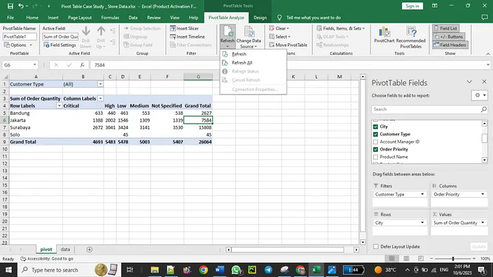 How to Create a Pivot Table in Excel and Analyze Worksheet Data - FATADEV