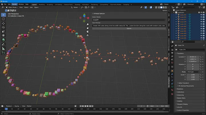 GitHub - mac999/blender-llm-addin: Text-to-3D Model addin for Blender using Ollama and OpenAI GPT