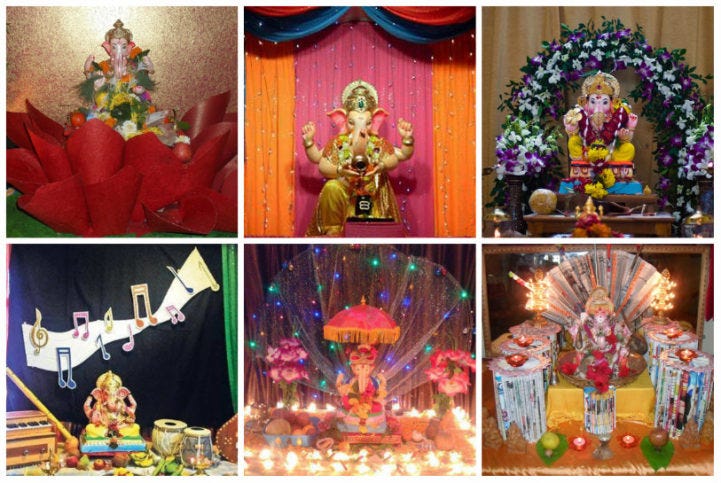 Top 10 Ganapati Decoration Ideas At Home | by aadhya jain | Medium