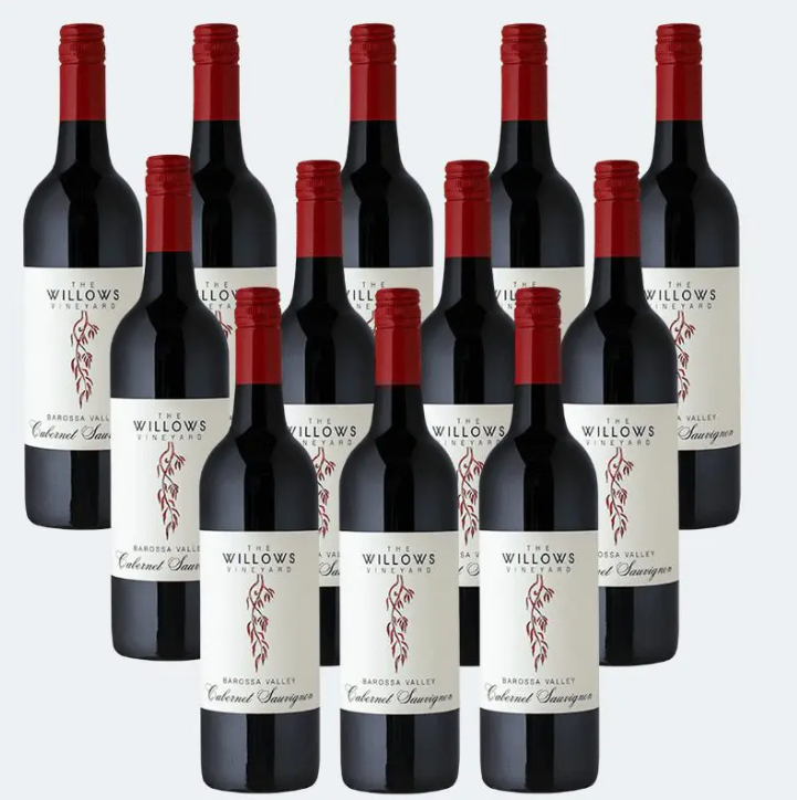 The Willows Vineyard Barossa Valley Cabernet Sauvignon 2016 (12 Pack Case) - The Good Wine Club ...