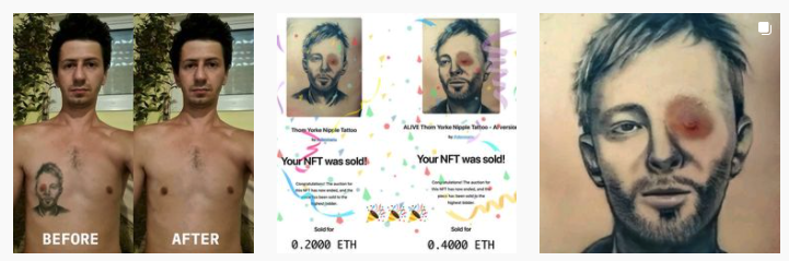 The world’s first NFT tattoo sold for $ 2000. It turned out to be a ...
