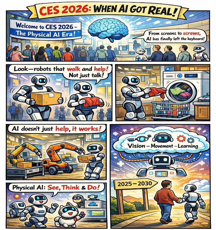 CES 2026 - “Physical AI” — The new buzzword in town as next generation ...