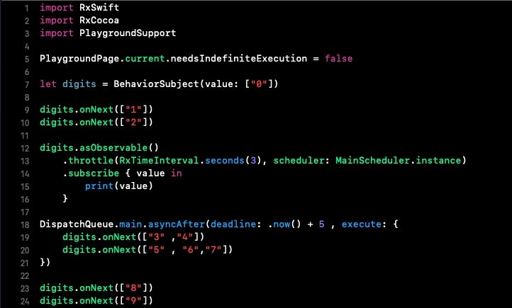 Throttle On Observable Objects In Rxswift By Jameel Shehadeh Medium 1276