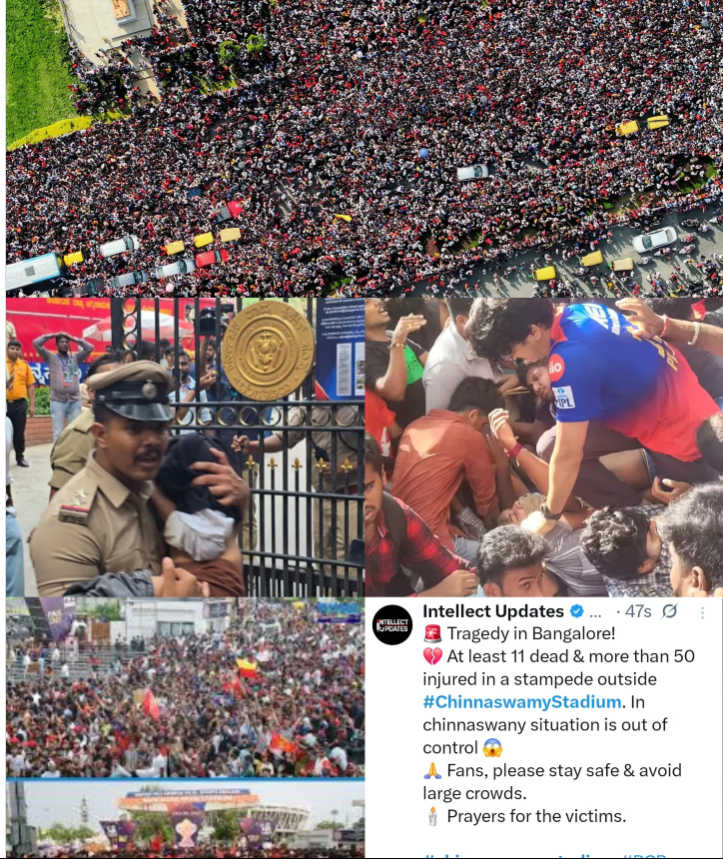 RCB’s Victory Parade Turns Deadly: Stampede Shocks Bengaluru | by ...