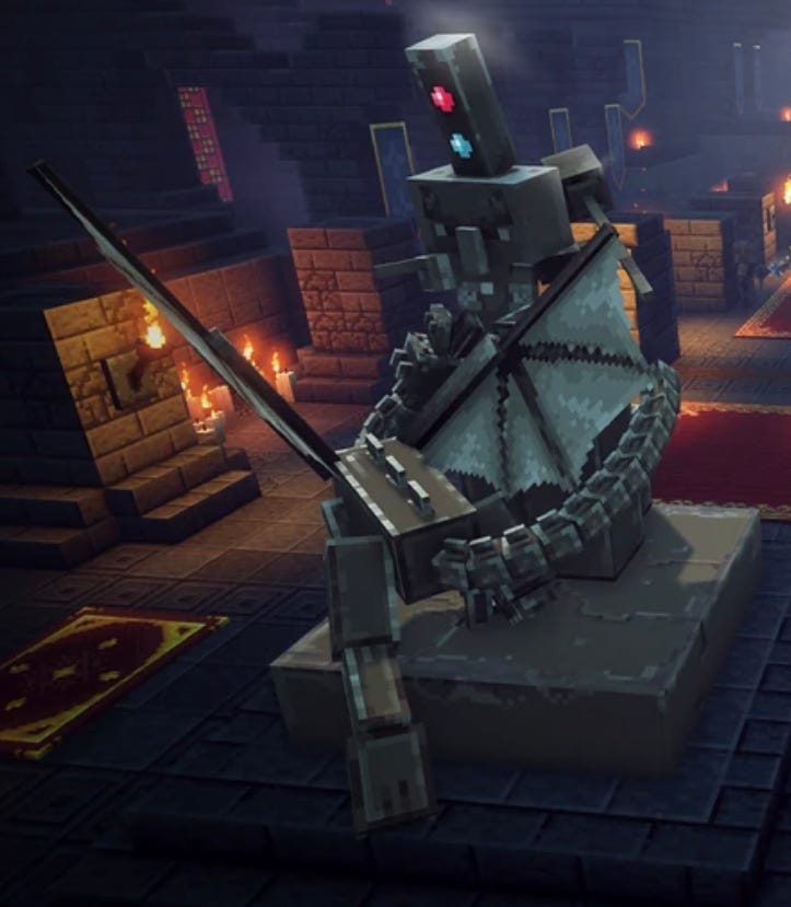 The mystery of the Illager-Dragon statue - Arch-Villager - Medium