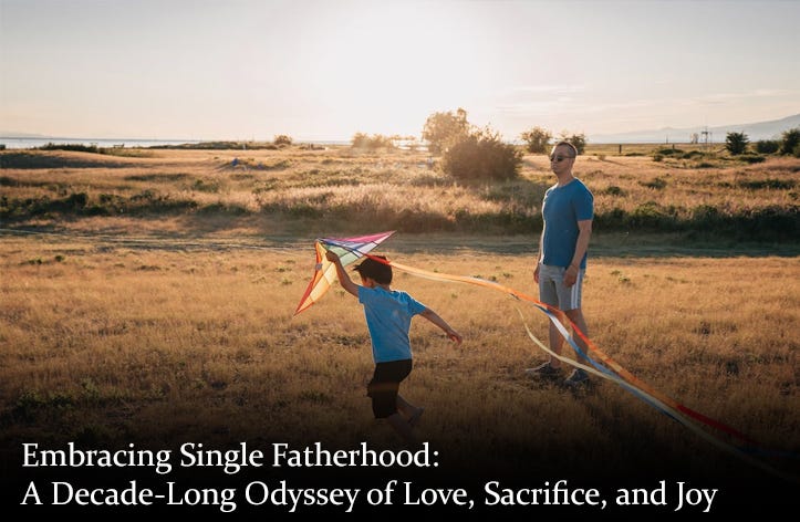 Embracing Single Fatherhood: A Decade-Long Odyssey of Love, Sacrifice ...