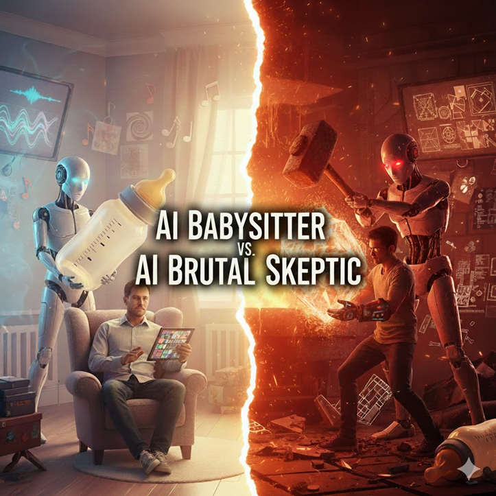 AI Babysitter vs. AI Brutal Skeptic: Which Role Kills or Creates the ...