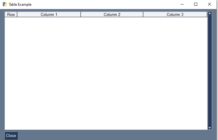 PySimpleGui Tutorial Part 2 — Table Viewer | by Larrimer Prestosa | Medium